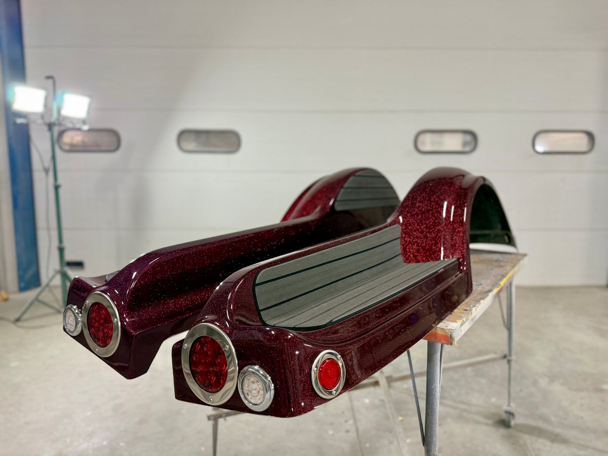Custom Color Fiberglass Trailer Fenders for Ranger Reata (Single Axle ...